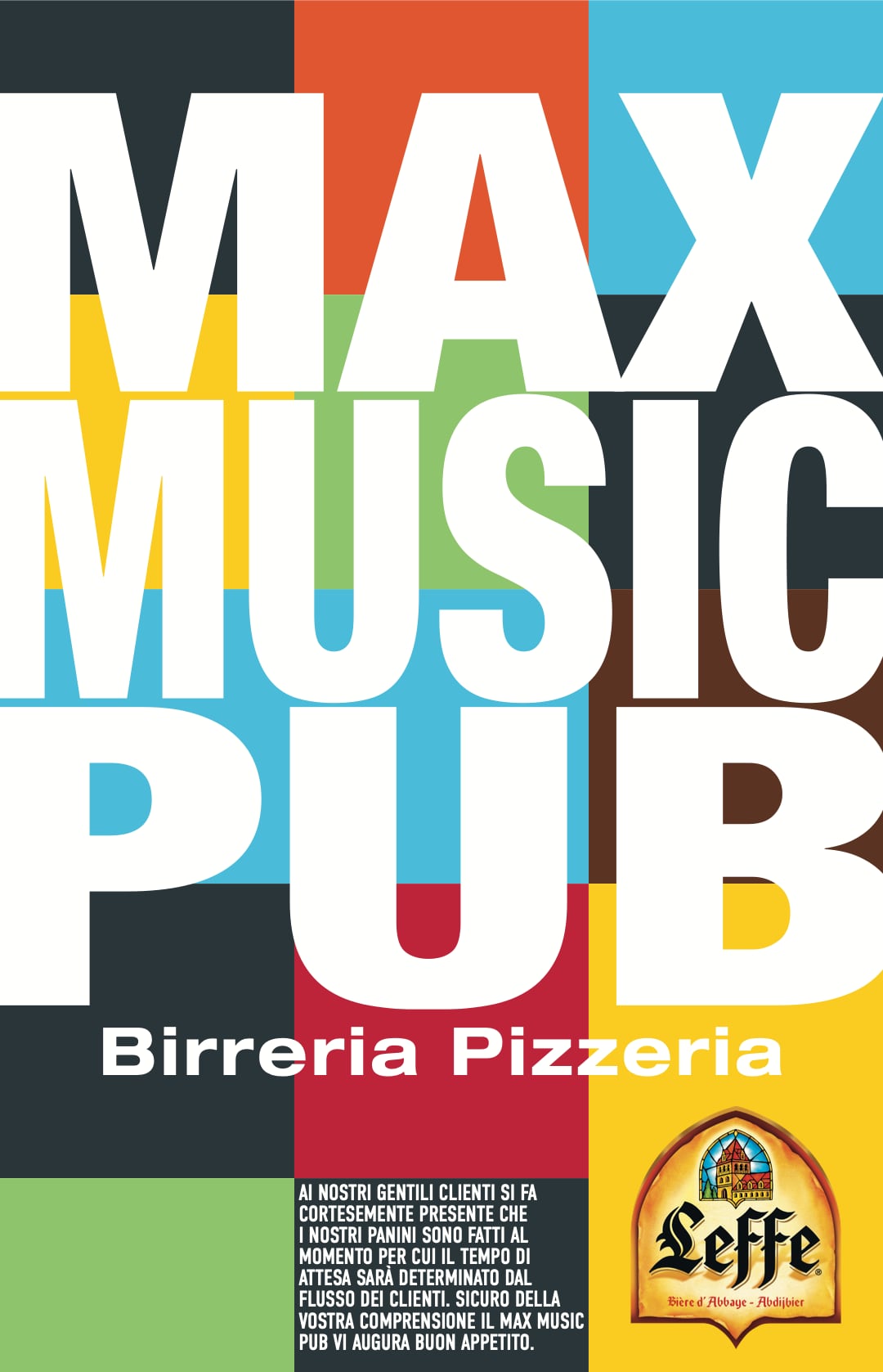Menù - Max Music Pub